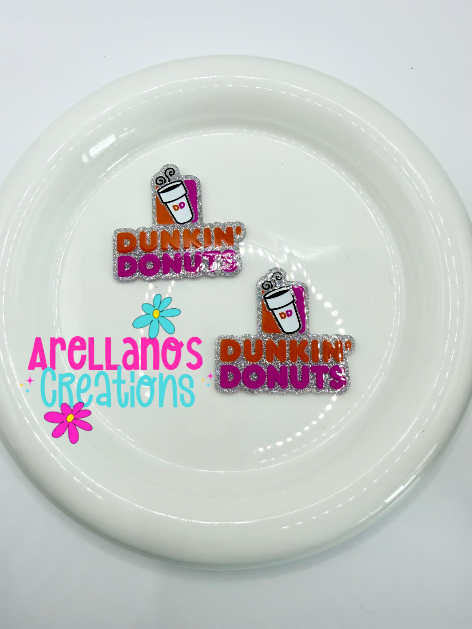 AF-43 DD coffee - acrylic flatback – Arellanos Creations