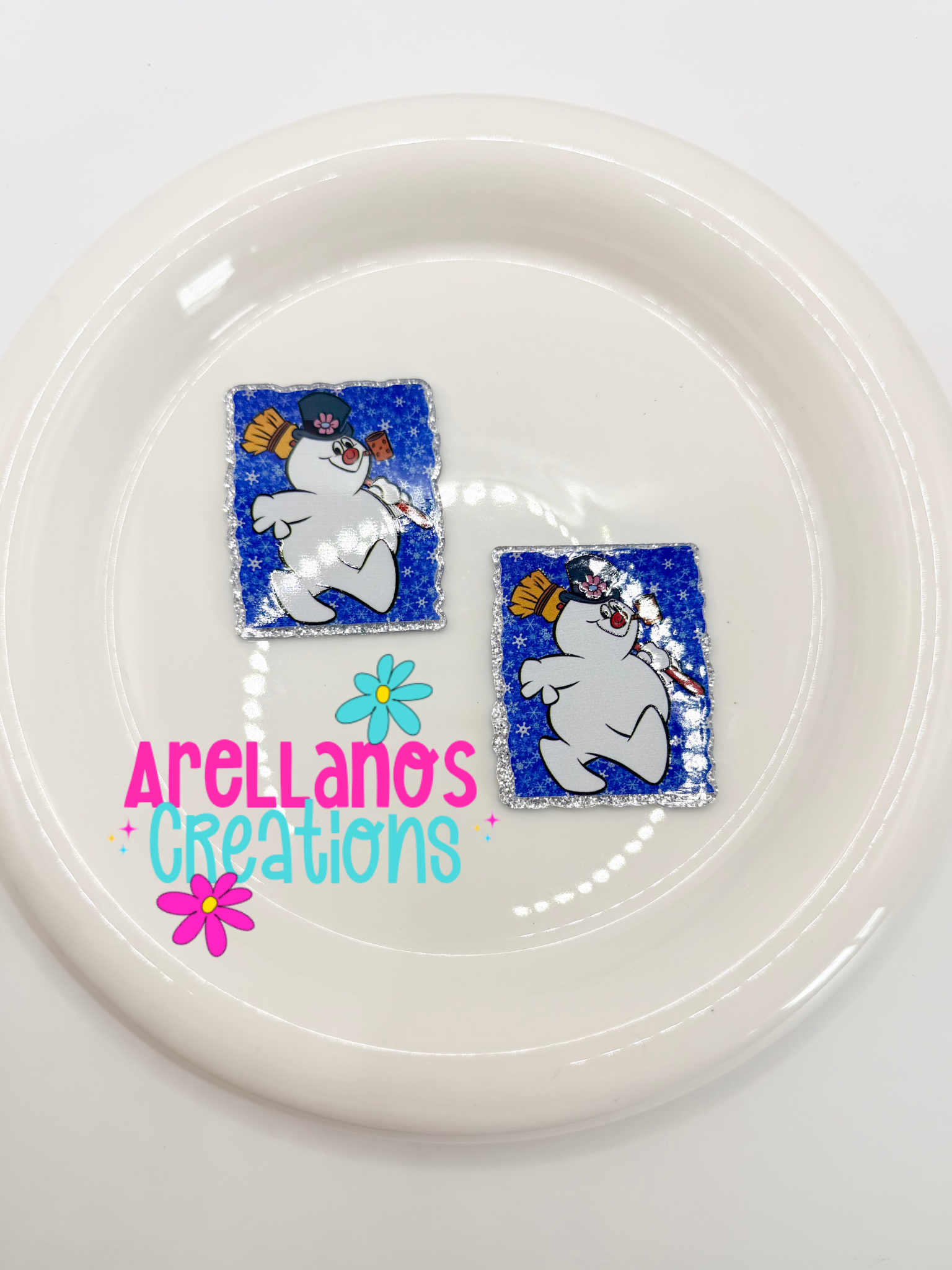 AF-38 frosty - acrylic flatback – Arellanos Creations